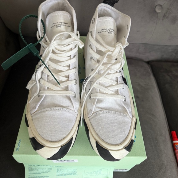 Off-White | Shoes | Offwhite Vulc Mid Canvas | Poshmark